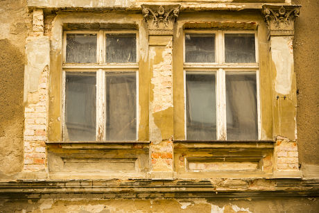 Window Closed Down Hotel Need Refurbishment Editorial Stock Photo ...