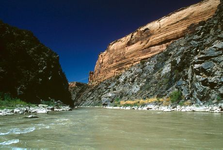 Colorado River Westwater Canyon Utah America Editorial Stock Photo ...