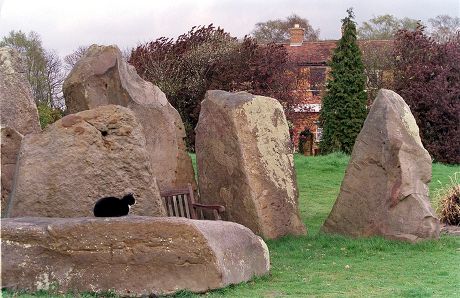 Neolithic Standing Stones Addington Kent Britain Editorial Stock Photo ...