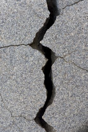 Cracked Rock Due Frost Nordaustland Svalbard Editorial Stock Photo ...