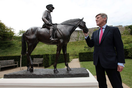 Racing Journalist Author Brough Scott Admires Editorial Stock Photo ...