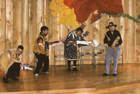 Athabaskan Man Sings Handed Down Songs Editorial Stock Photo - Stock ...