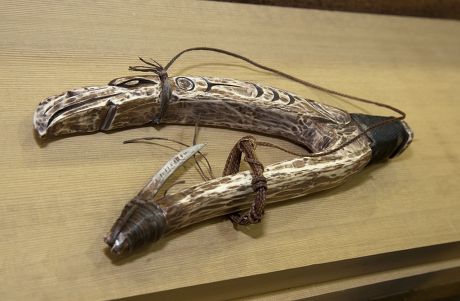 Coast Salish Harpoon Fish Hook On Editorial Stock Photo - Stock Image ...