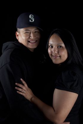 Native American Girlfriend Boyfriend Couple Embracing Editorial Stock ...