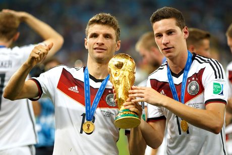 Thomas Muller Germany Celebrates Winning Fifa Editorial Stock Photo ...