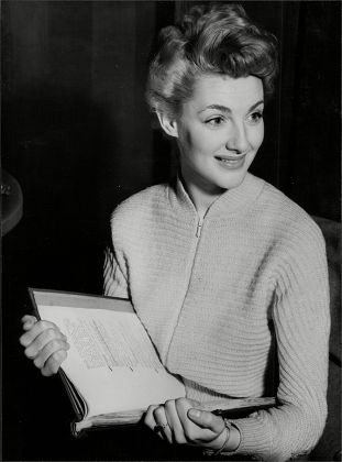 Actress Barbara Murray Mrs William Holness Editorial Stock Photo ...