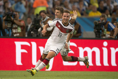 Mario Gotze Celebrates His Goal Editorial Stock Photo - Stock Image ...