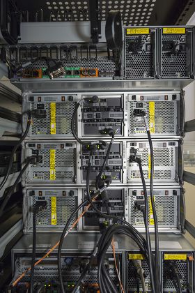 Back Server Disk Array Storage Data Editorial Stock Photo - Stock Image ...
