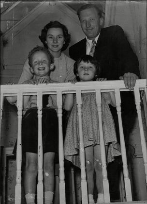 Test Pilot Michael Lithgow Home Wife Editorial Stock Photo - Stock ...