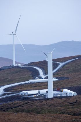 Loch Luichart 69 Mw Wind Farm Editorial Stock Photo - Stock Image ...