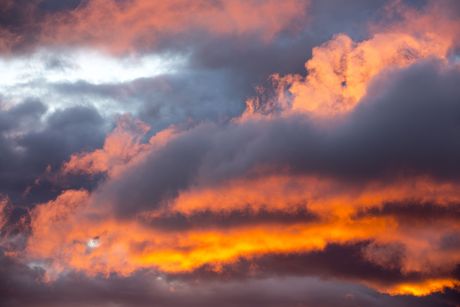 Shaft Light Streaks Through Gap Storm Editorial Stock Photo - Stock ...