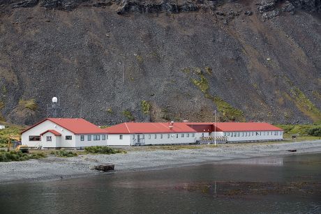 British Antarctic Survey Base Grytviken On Editorial Stock Photo ...