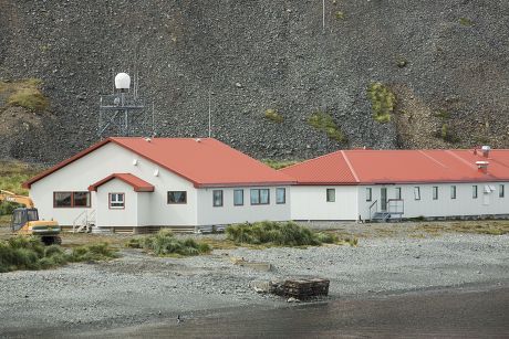 British Antarctic Survey Base Grytviken On Editorial Stock Photo ...