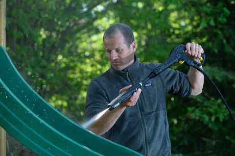 8 Man using pressure washer Stock Pictures, Editorial Images and Stock ...