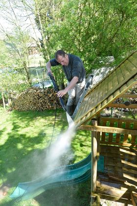 8 Man using pressure washer Stock Pictures, Editorial Images and Stock ...