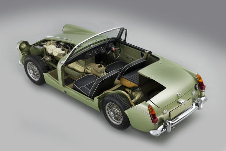 Mg Midget Chrome Bumper Cutaway Car Editorial Stock Photo - Stock Image ...