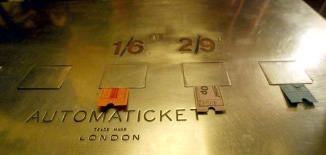 Original Ticket Machine Inside Hall Editorial Stock Photo - Stock Image ...