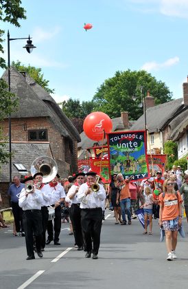 The Tolpuddle Martrys Rally, Dorset, Britain - 20 Jul 2014 Stock ...