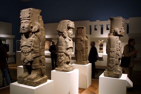 Visitors Aztecs Exhibition Editorial Stock Photo - Stock Image ...