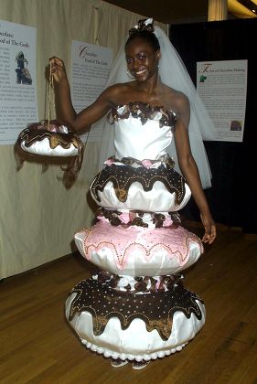 Model Keisha Bolden Wearing Three Tiered Editorial Stock Photo - Stock Image | Shutterstock