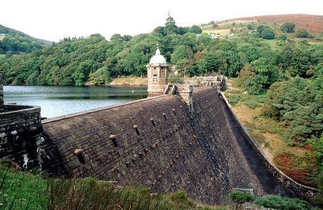 Pen Y Gareg Dam Powys Wales Editorial Stock Photo - Stock Image ...