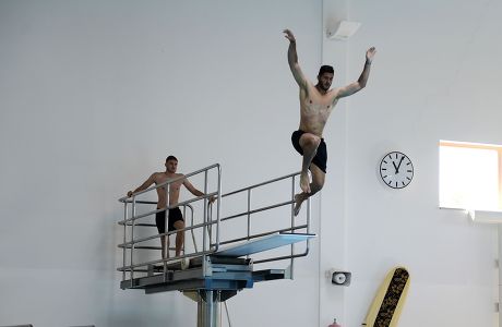 QPR Pre Season 2014/15 QPR Pool Recovery Session - Germany - 23 Jul ...