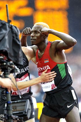 Kenyas Caleb Ndiku Wins Mens 5000m Editorial Stock Photo - Stock Image ...
