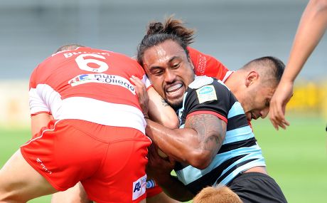 London Bronchos Atelea Vea Tackled Under Editorial Stock Photo - Stock ...