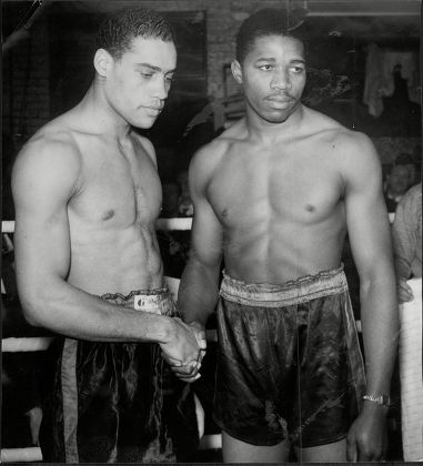 Boxers Earl Walls L Lloyd Barnett Editorial Stock Photo - Stock Image ...
