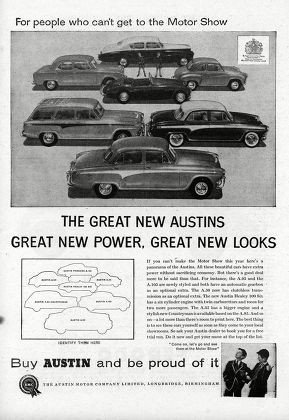 1956 Austin A90a95 Westminster Editorial Stock Photo - Stock Image ...