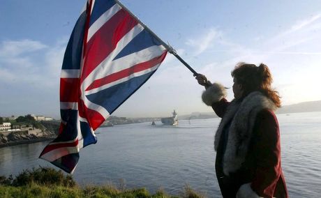 Proud Mother Celia Wilton Waving Flag Editorial Stock Photo - Stock ...
