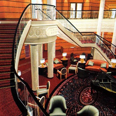 Queen Mary 2 Grand Lobby Editorial Stock Photo - Stock Image | Shutterstock