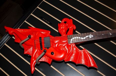 Devil Shaped Guitar Editorial Stock Photo - Stock Image | Shutterstock
