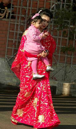 Princess Himani Her Daughter Princess Purnika Editorial Stock Photo ...