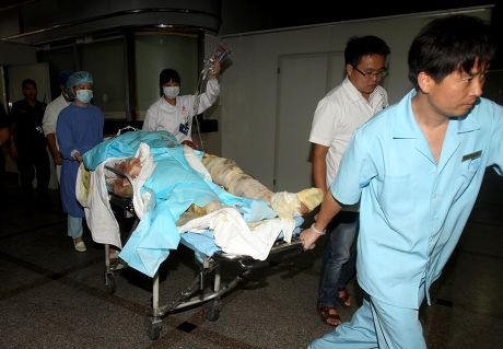 Victim Factory Blast Taken Ruijin Hospital Editorial Stock Photo ...