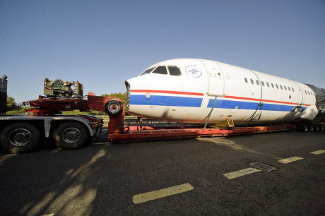 Aircraft Body Transported On Back Specialised Editorial Stock Photo ...