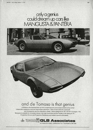1971 De Tomaso Mangusta Editorial Stock Photo - Stock Image | Shutterstock