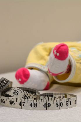 Newborn Baby Measuring Tape Editorial Stock Photo - Stock Image ...