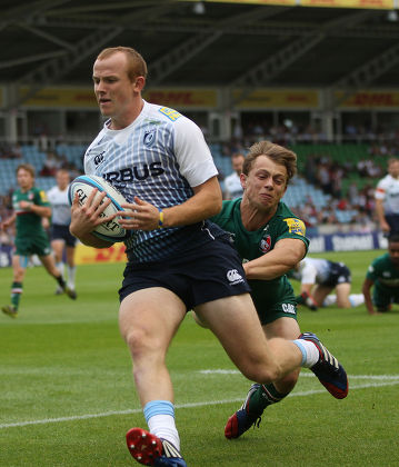 Cardiff Blues Dan Fish Races Score Editorial Stock Photo - Stock Image ...