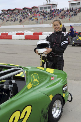 Kelsey Toth By Her Vehicle Auto Editorial Stock Photo - Stock Image ...