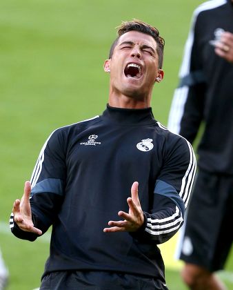 Cristiano Ronaldo Real Madrid Shouts Frustration Editorial Stock Photo ...