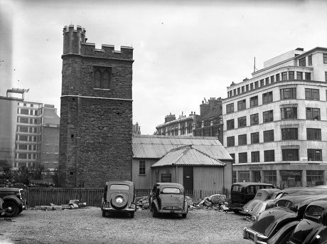 Tower Church All Hallows Staining Prefabricated Editorial Stock Photo ...