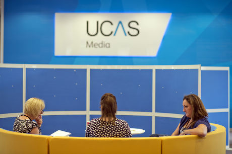 Meeting in the Media department of UCAS (the Universities and Colleges ...