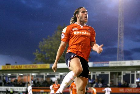 Luke Rooney Luton Town Celebrates Scoring Editorial Stock Photo - Stock ...