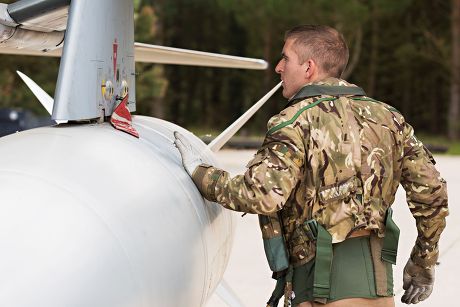 Pilot Based Raf Marham Checking Tornado Editorial Stock Photo - Stock ...