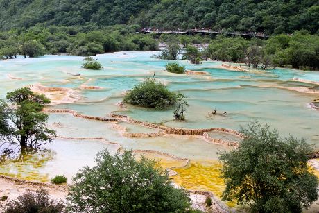 Huanglong Scenic and Historic Interest Area, Sichuan Province, China ...