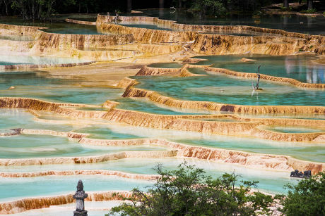 Huanglong Scenic and Historic Interest Area, Sichuan Province, China ...