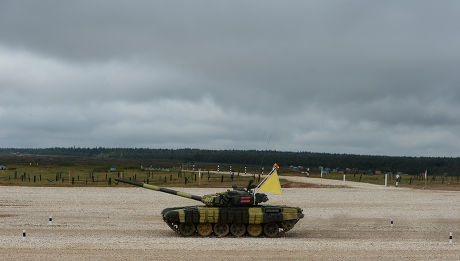 Armenian Tank Competes During Tank Biathlon Editorial Stock Photo ...
