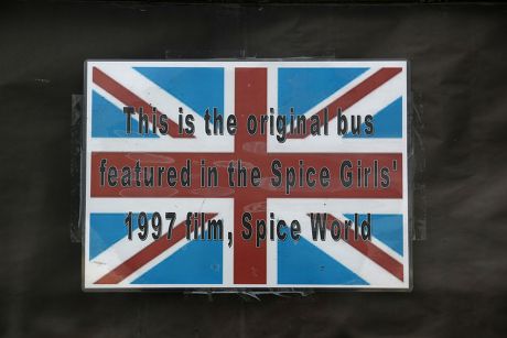 Bus used in Spice Girls movie on display at the Island Harbour Marina ...