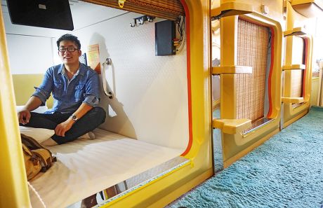 Guests Rest Capsule Hotel Xian Capsule Editorial Stock Photo - Stock ...